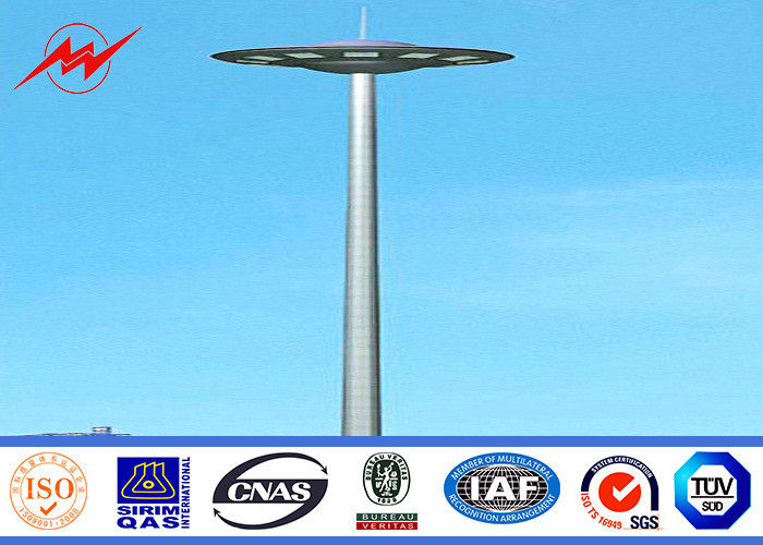 Custom 40m Polygonal Stadium Football High Mast Lighting Pole For ... Custom 40m Polygonal Stadium Football High Mast Lighting Pole For ...