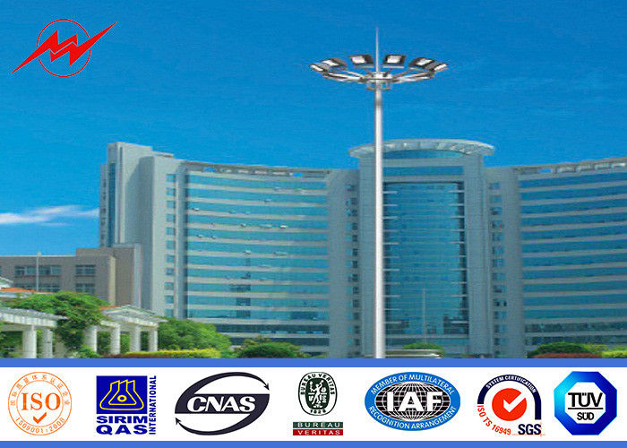 Customized 50ft Polygonal Stadium Football High Mast Tower For Football ... Customized 50ft Polygonal Stadium Football High Mast Tower For Football ...