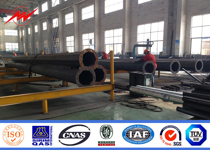 Customizable Color For Powder Coated Electrical Power Pole For Power ...
