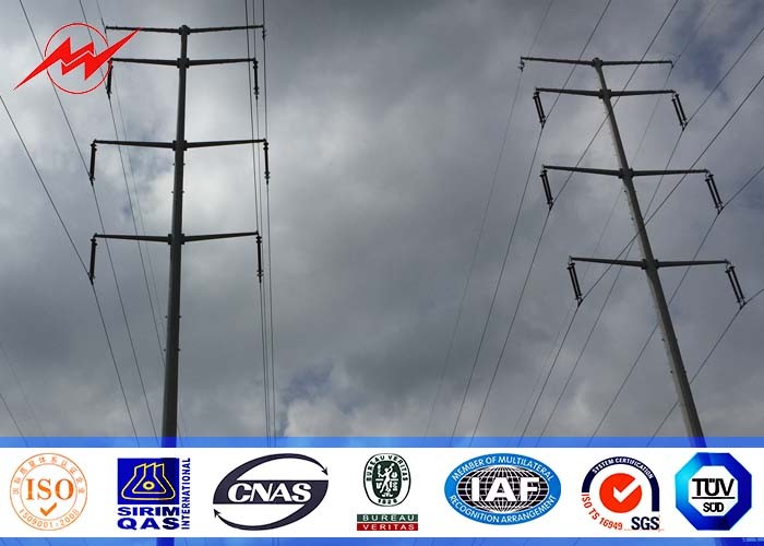 8M multisided 300kg load 3mm thickness Steel Utility Pole for Pakistan ...