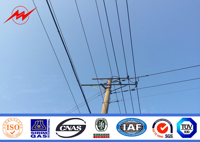 High Voltage Electrical Power Pole Telescoping Pole Customized Powdered ...