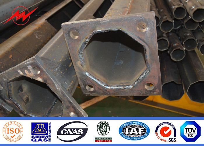 11m Powder Coating Single Arm Galvanized Octagonal Pole Waterproof Hot ...