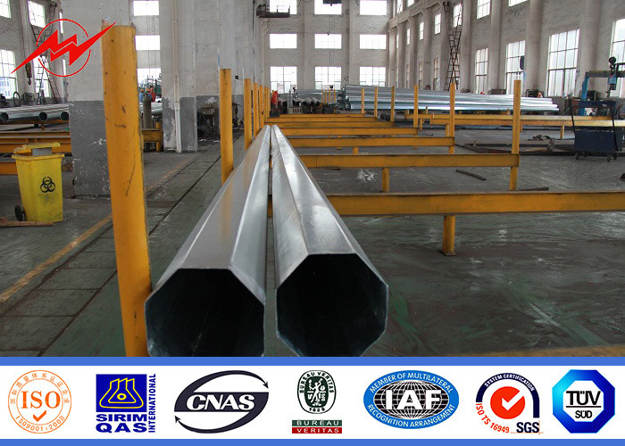 High Voltage Electrical Mast Power Transmission Poles For Electricity ...