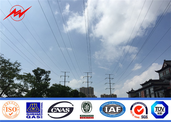 69kv 75ft 80ft 90ft Electrical Tubular Steel Structures For 69kv ...