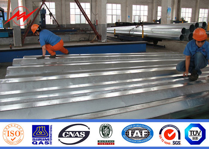 Octagonal Tapered Electrical Power Pole With Anti - Corrosion Surface ...