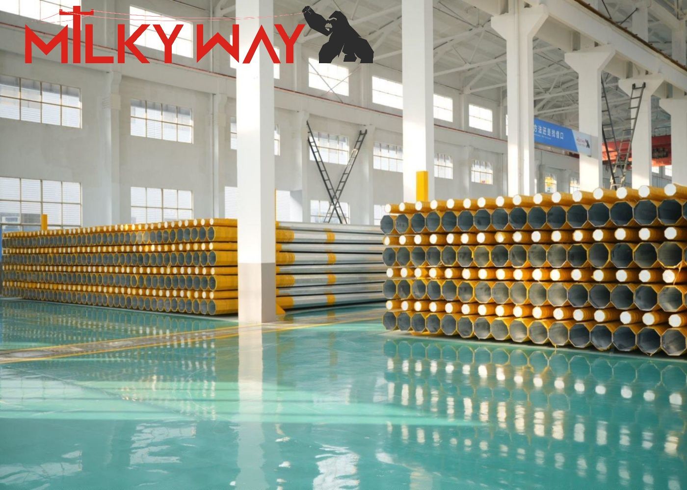 50ft Galvanized Octagonal Mono Pole Tower for Communication Distribution