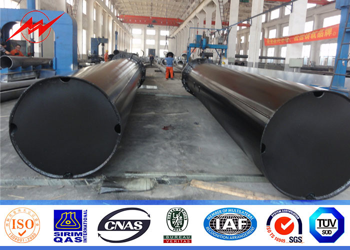 Double Or Single Circuit 16M 32M Steel Power Pole Transmission For ...