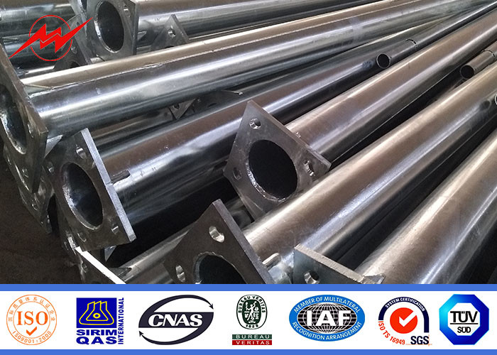 Aluminum Lamp Post Light Solar Streetlight Pole Street Stainless Steel 6M 8M 12M 16M