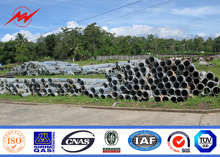 45FT 50FT HT Type NGCP Utility Power Poles , Electricity Distribution ...