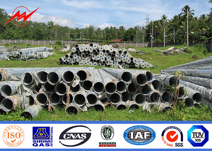 45FT 50FT HT Type NGCP Utility Power Poles , Electricity Distribution ...