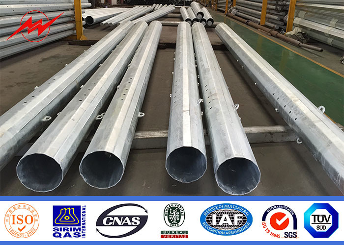 45FT 50FT HT Type NGCP Utility Power Poles , Electricity Distribution ...