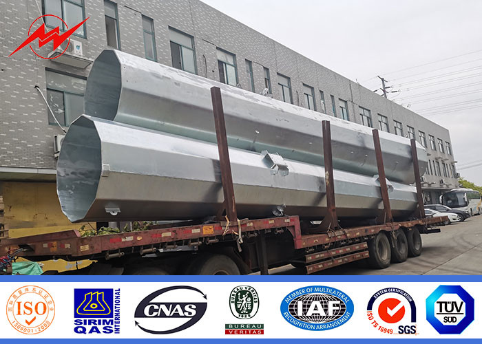 69kv 138kv 220kv Overhead Utility Power Poles For High Voltage ...