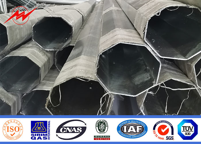 69kv 138kv 220kv Overhead Utility Power Poles For High Voltage ...